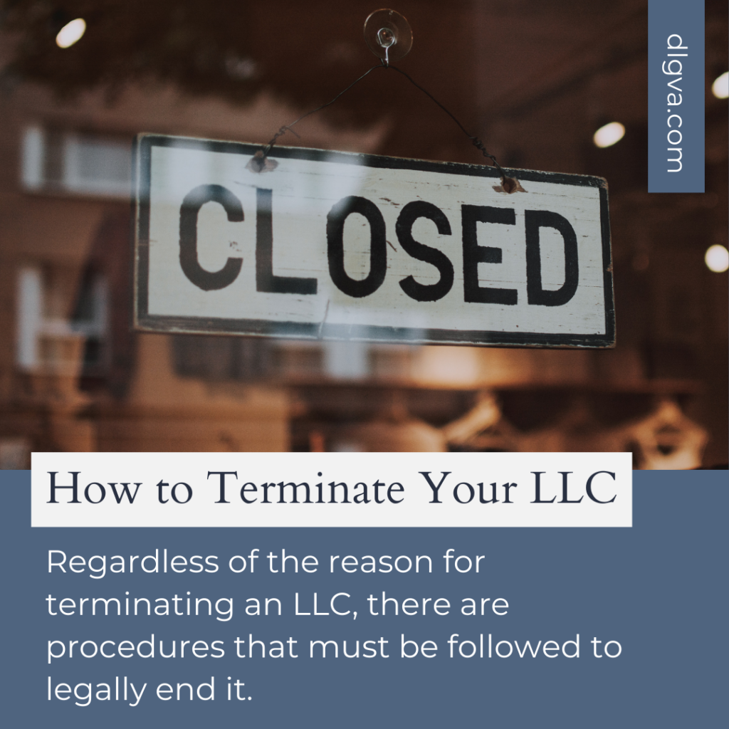 How to Terminate Your LLC – Davis Law Group