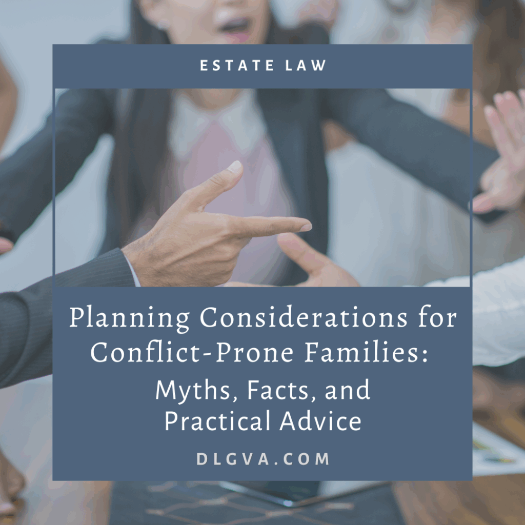 Planning Considerations for Conflict-Prone Families: Myths, Facts, and ...